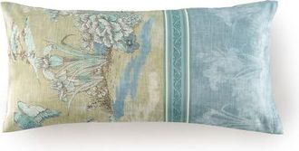 Bassetti ACQUAFORTE Kissenhülle zu Bettwäsche aus 100% Baumwollsatin in der Farbe GRÜN V1, Maße: 40x80 cm - 9333306