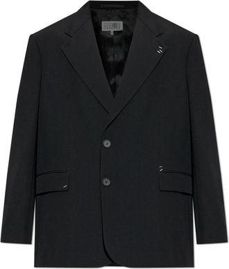 Maison Margiela Homme, Vestes, Noir, Taille: XL Blazer avec poches