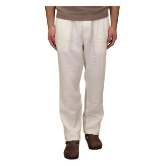 MC2 Saint Barth Havier Pliss&eacute; Hose - - Trousers - Herren - Wei&szlig; - L