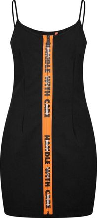 Heron Preston Unterkleid-Stil f&uuml;r Damen, Runder Auschnitt, Spaghetti-Tr&auml;ger (Schwarz)