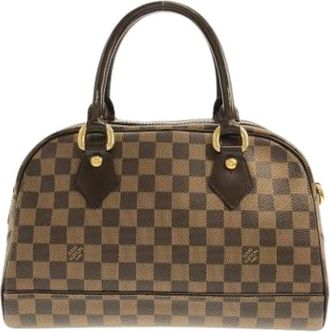 Louis Vuitton Sac &agrave; main vintage en toile pr&eacute;-poss&eacute;d&eacute; - Femme - Pre-owned - Brun - Taille: ONE Size
