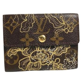 Louis Vuitton Portefeuille en toile vintage Pre-owned - Femme - Pre-owned - Brun - Taille: ONE Size