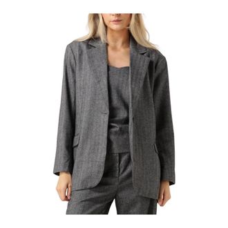 Second Female Waleria Blazer - - Jackets - Damen - Grau - XL