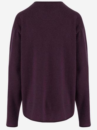 Guest In Residence Cashmere Crew Neck Sweater - Purple