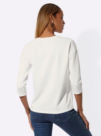 Cr&eacute;ation L Sweater Modal-Mix-Sweatshirt 3/4-Arm