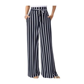Joseph Ribkoff Stylische schwarze- weite Hose - - Trousers - Damen - Blau - XL
