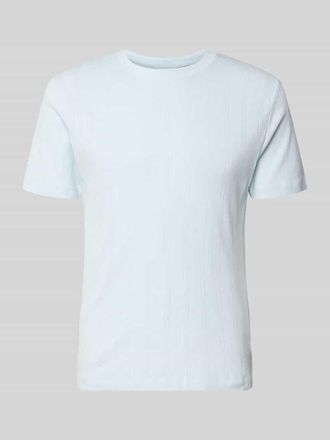 Lindbergh T-Shirt in Jaquard-Strick mit Rundhalsausschnitt