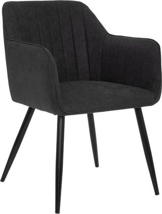 Atmosphera Atmosphera - Fauteuil De Diner Visoca Noir