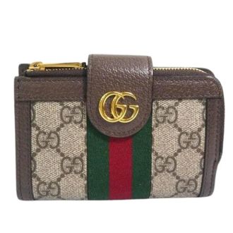Gucci Portefeuille bi-fold Pre-owned - Femme - Pre-owned - Brun - Taille: ONE Size