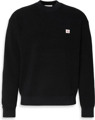 Calvin Klein Jeans Pullover Monologo Waffle