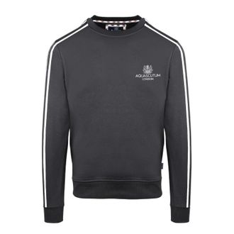 Aquascutum London Sweatshirt f&uuml;r Herren (Schwarzgrau)