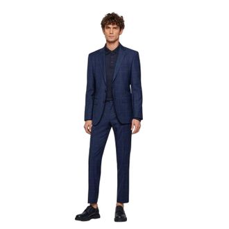 HUGO BOSS Pado 30 Poloshirt f&uuml;r Herren, Lang&auml;rmlig (Marine)