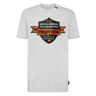 Philipp Plein T-shirt Rundhals - - Tops - Herren - Grau - 2XL