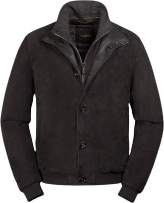 Moorer Homme, Vestes, Brun, Taille: 2XL Janos-Ur Bomber