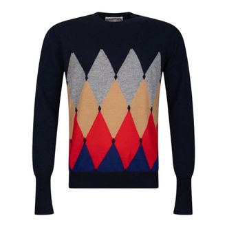 Ballantyne Pull &agrave; col rond - Homme - Pulls - Multicolore - Taille: M