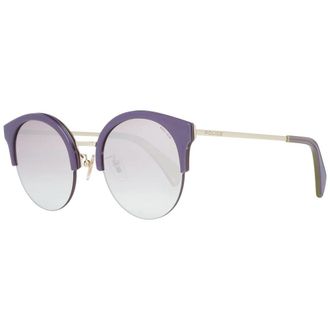 Police Goldene Damen Runde Verspiegelte Sonnenbrille - - Accessories - Damen - Gelb - ONE SIZE