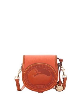 Dooney & Bourke Sac &agrave; main, sac &agrave; bandouli&egrave;re en cuir r&eacute;sistant aux intemp&eacute;ries, corail, Taille unique