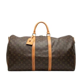 Louis Vuitton Pre-owned Keepall Bandouliere 55 - Femme - Pre-owned - Brun - Taille: ONE Size