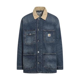 Carhartt Work in Progress Warren Chore Coat - Homme - Vestes - Bleu - Taille: XL