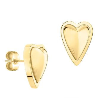 Liebeskind Liebeskind Berlin Ohrringe - Edelstahl Metal Heart - Gr. unisize - in Gold - f&uuml;r Damen