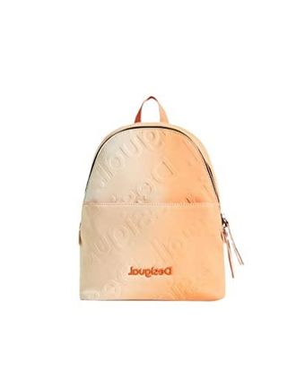Desigual Back_colorama Deep M, Mini Sac à Dos Femme, Orange, Taille Unique