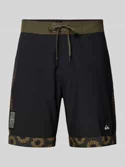 Quiksilver Regular Fit Shorts mit Logo-Patch Modell Nomad