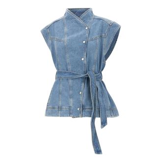 HUGO BOSS Femme, Vestes, Bleu, Taille: 38 FR Boss Vestes Blue