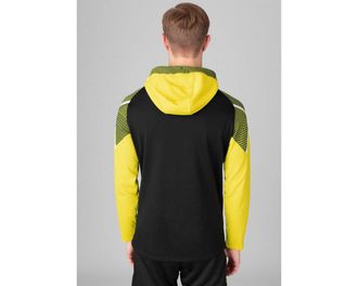 Jako Kapuzenpullover Kapuzensweat (Hoodie) Performance (Polyester-Fleece) schwarz/gelb