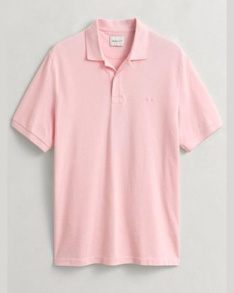 GANT Piqu&eacute;-Poloshirt aus Baumwolle mit tonaler Struktur in