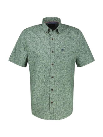 Lerros Herren Kurzarm Hemd, (2532103), Gr&ouml;&szlig;e:XL, Farbe:Sage Green (612)