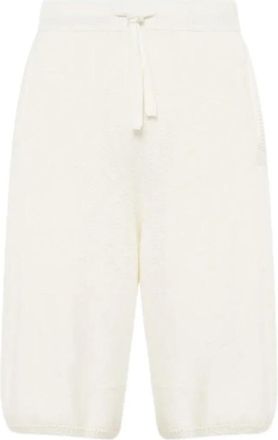 Laneus Homme, Shorts, Blanc, Taille: L Shorts en maille &agrave; cordon de serrage