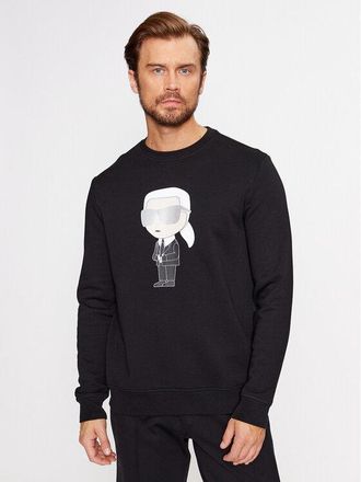Karl Lagerfeld Sweatshirt Sweat Crewneck 705071 500951 Schwarz Regular Fit