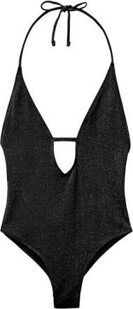 Benetton Costume Intero 36wr5i01p Maillot de Bain Une pièce, Noir, L Femmes