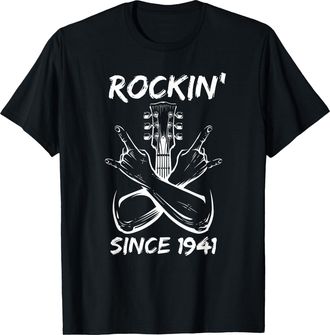 BDAZ Rockin Since 1941 Rockgitarre zum 85. Geburtstag, 85 Jahre alt T-Shirt