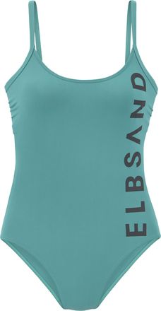 Elbsand Damen Badeanzug herausnehmbare Cups, verstellbare Träger, Unterbrustgummi rundum, Trendiger und bequemer Einteiler mit guter Passform und nachhaltigen