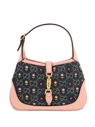 Gucci mini sac Jackie &agrave; motif monogramm&eacute; (ann&eacute;es 2020) - Rose