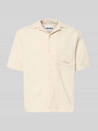 Review Regular Fit Freizeithemd mit Logo-Stitching