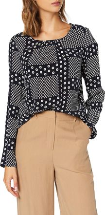 Marc O'Polo Damen M08084842253 Bluse, Blau (Combo W27), (Herstellergröße: 34)