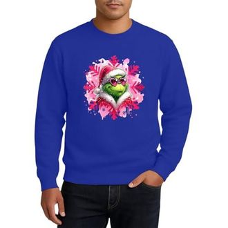 Generic Le Grinch Pull De Noel Homme Sweats Famille Ugly Pyjama Enfant Sweatshirts 2025 zippé col Rond Femme Noel Costume Sweater Deguisement Vetement Sweat M