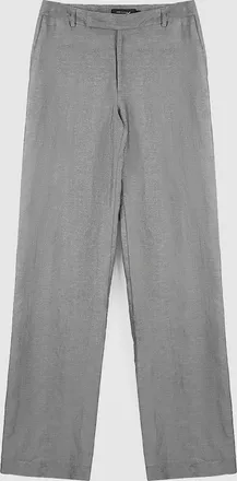 Jeanne Vouland Pantalon Loca Lin Lurex Gris