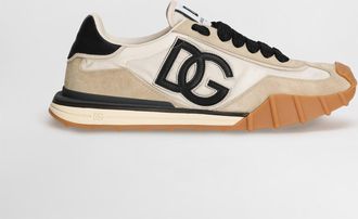 Dolce & Gabbana Dg Athletic Fabric Sneakers - Mann Sneakers White 40.5