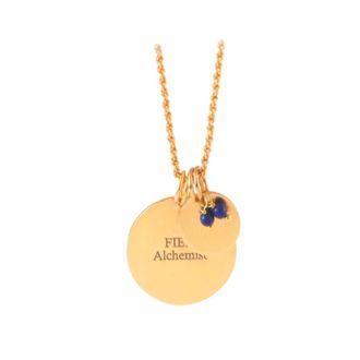 Alchemist Doppel-M&uuml;nz-Halskette | Gold - - Accessories - Damen - Gelb - ONE SIZE
