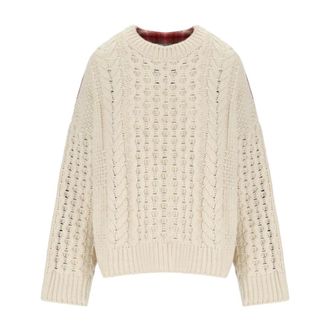 Essentiel Femme, Pulls, Blanc, Taille: 40 FR Iface Crewneck Sweater