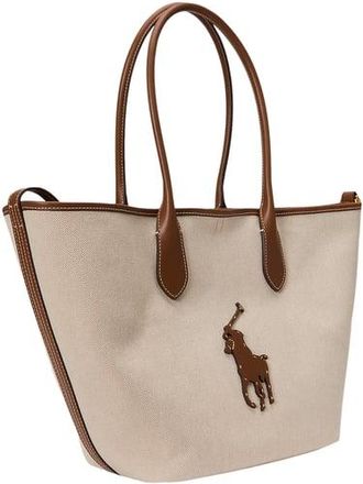 Polo Ralph Lauren Sac cabas &agrave; logo en coton