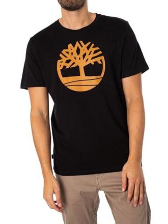 Timberland Kbec River Tree Tee T-Shirt pour Homme, Bottes Noires/blé, XXL