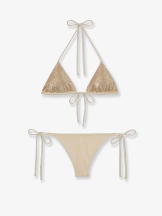 MC2 Saint Barth Maleah bikini in nylon with all-over rhinestone detail - MC2 SAINT BARTH - gender_Woman