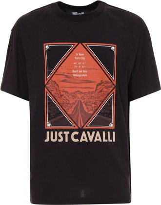 Roberto Cavalli Herren, Oberteile, Schwarzk, XLGröße