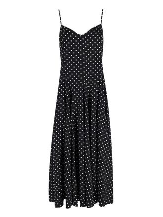 Polo Ralph Lauren Polka Dot Maxi Dress