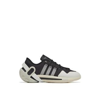 Yohji Yamamoto Boost Sneakers Schwarz/Wei&szlig;/Creme Gummisohle - - Shoes - Herren - Schwarzk - 44 1/2 EU