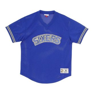 Mitchell & Ness NBA Meisterschaftsspiel V-Ausschnitt Trikot - - Sport - Herren - Blau - S